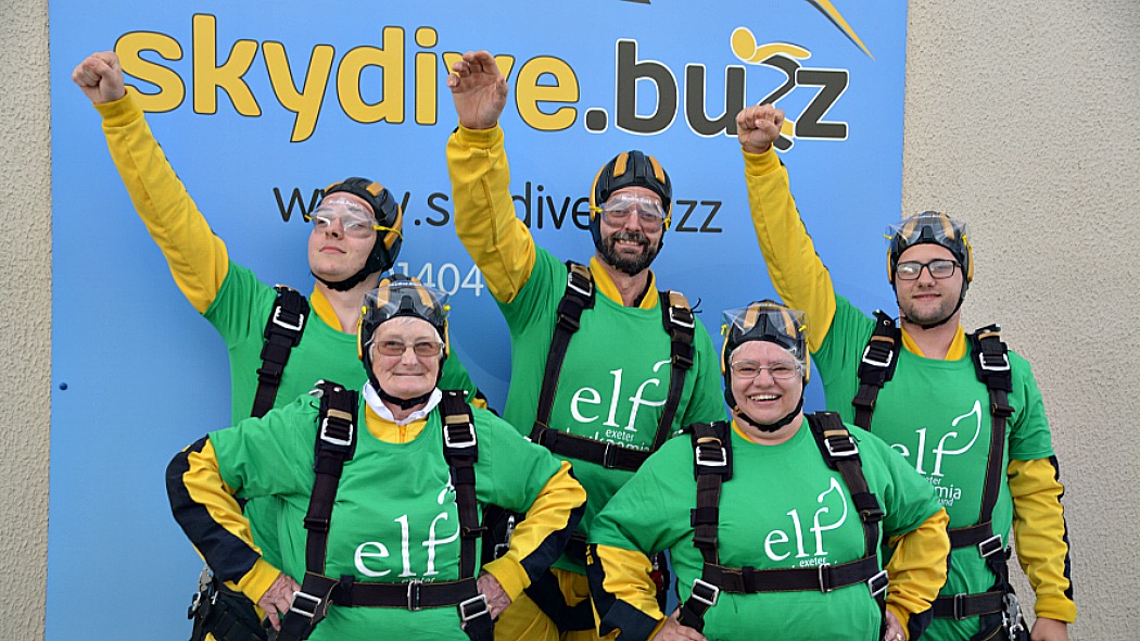 Skydiving for Elf | Exeter Leukaemia Fund